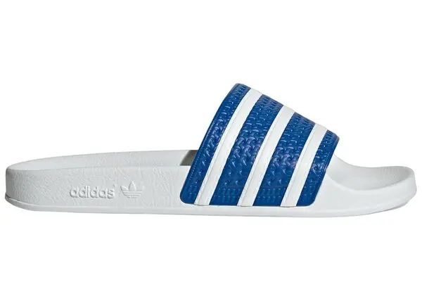 Adidas Adilette Slides - Blue/cloud White