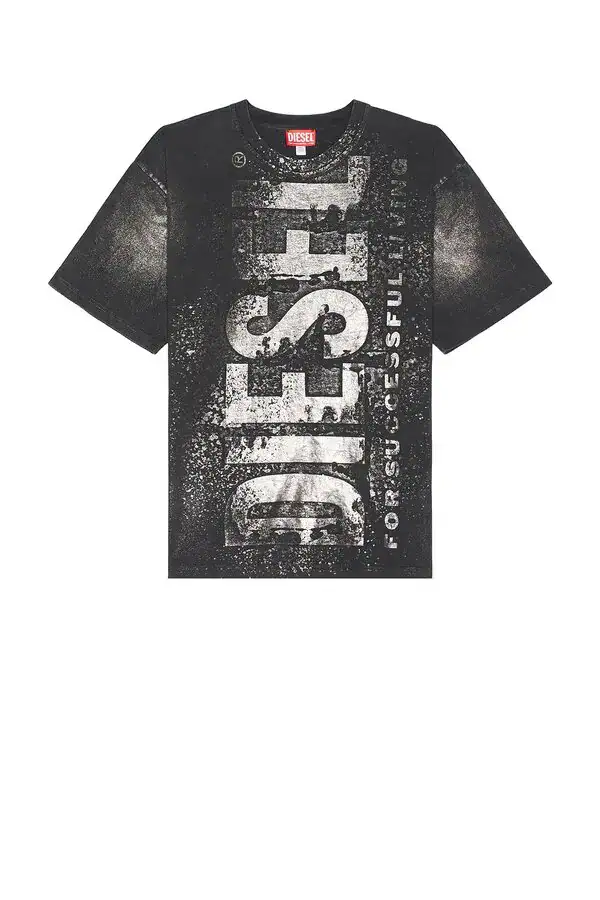 Diesel® Box T-Shirt In Black - 40% Off | Editorialist