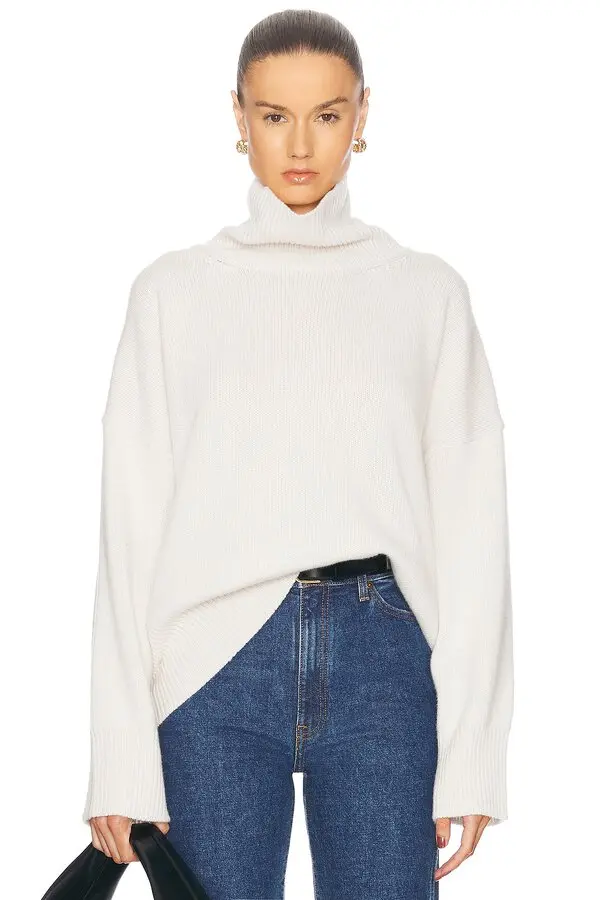 SKALL STUDIO Silene Turtleneck Sweater - Calm White