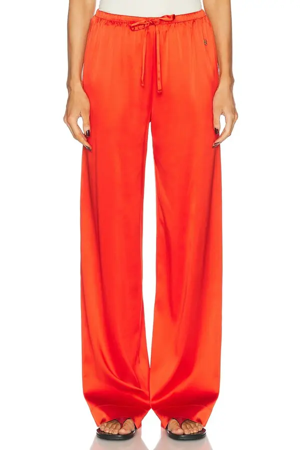 Eterne Brody Silk Pant - Poppy