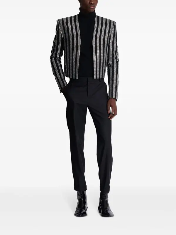 Balmain Rhinestone-embellished Spencer Jacket