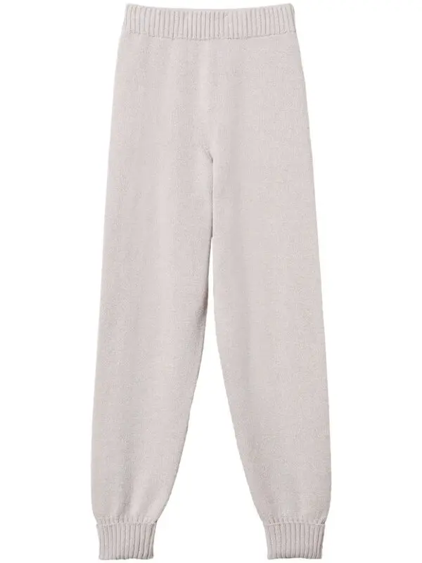 TWINSET Knitted Track Pants - Neutrals