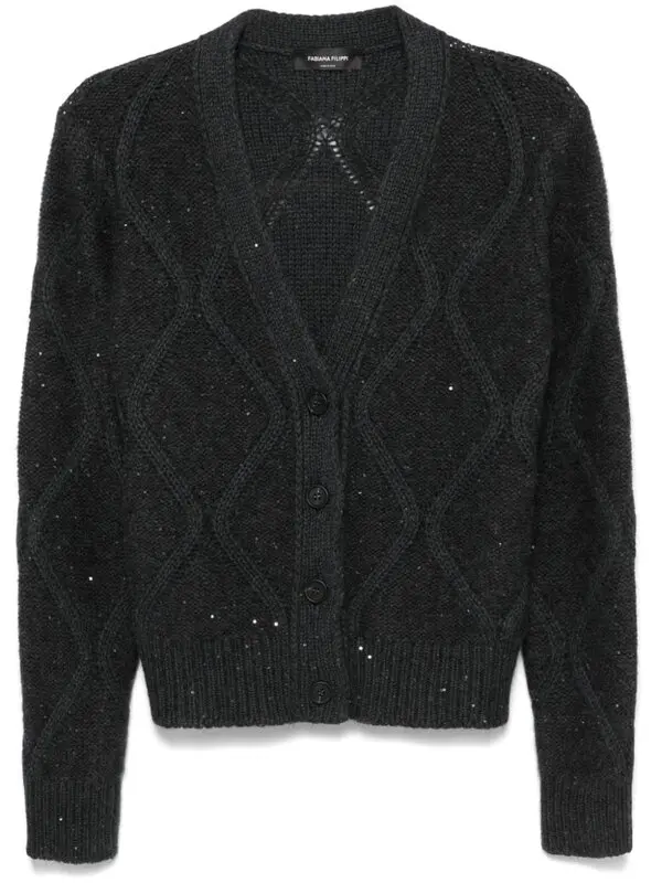 Fabiana Filippi Sequin-embellished Cardigan