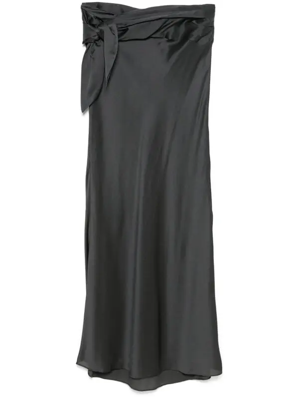 Christopher Esber Wrapped Silk Skirt