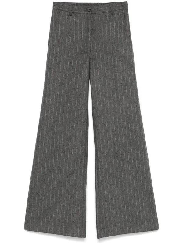 DIEGA Piedro Pinstriped Palazzo Trousers