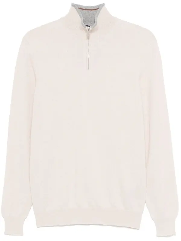 Fedeli Cashmere Sweater - Neutrals