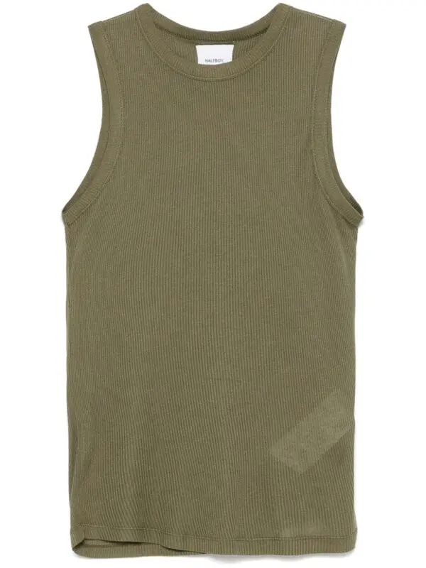 HALFBOY Logo-patch Top - Green