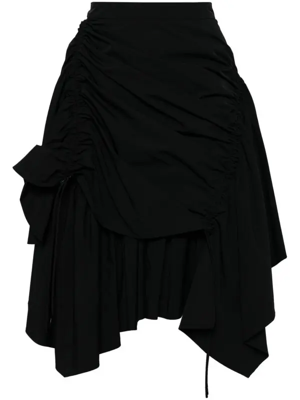 JUUN.J Asymmetric Panelled Skirt