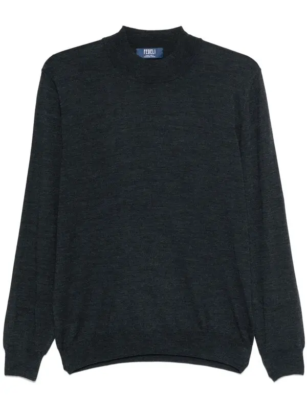 Fedeli Derby Virgin Wool Sweater