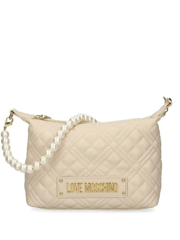 Moschino Diamond Quilted Shoulder Bag