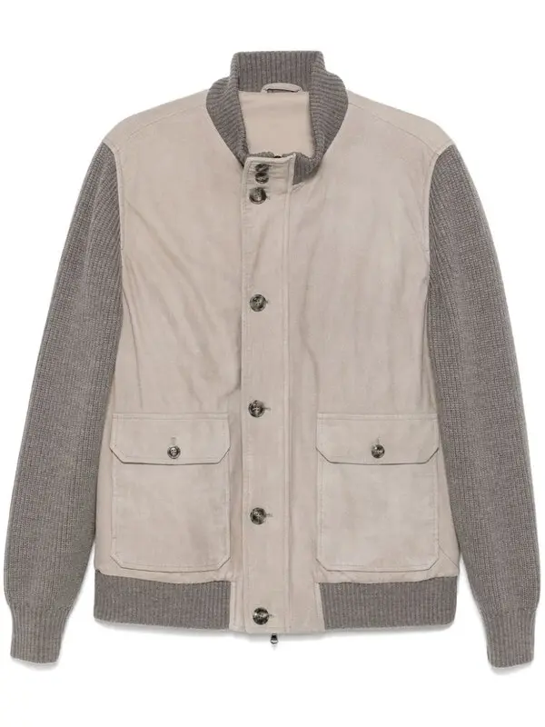 BARBA NAPOLI Suede Jacket