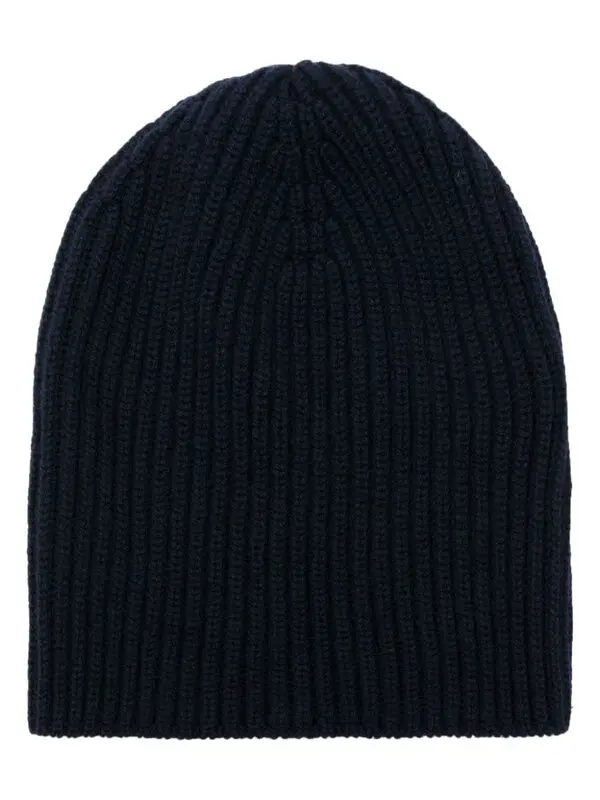 Fedeli Alfredo Cashmere Beanie - Blue