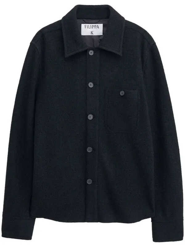 Filippa K Boiled-wool Shirt Jacket
