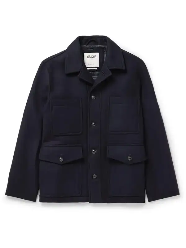 Valstar Arthur Virgin Wool Jacket In Blue 50% Off Editorialist