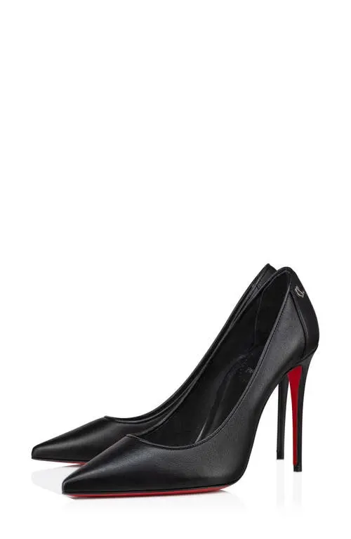 CHRISTIAN LOUBOUTIN Sporty Kate Pump - B439 Black/lin Black