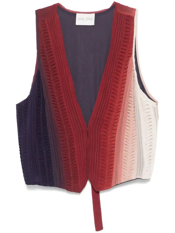 FORTE_FORTE Gradient-effect Vest