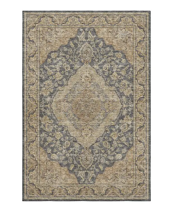 DALYN RUG COMPANY Dalyn Luxury Washable Hatay Hy3 Area Rug, 3' X 5 - Charcoal