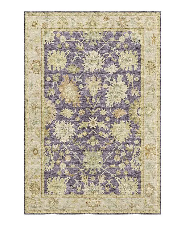 DALYN RUG COMPANY Dalyn Luxury Washable Hatay Hy2 Area Rug, 9' X 12 - Eggplant