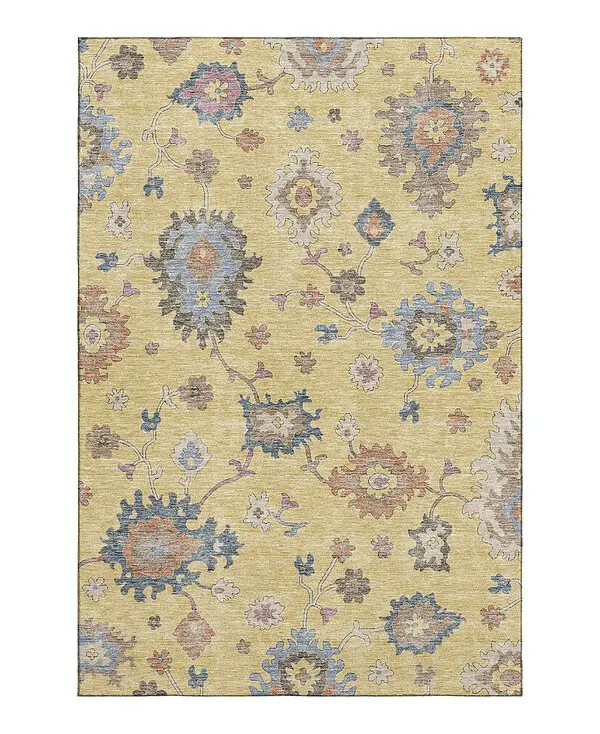 DALYN RUG COMPANY Dalyn Luxury Washable Hatay Hy4 Area Rug, 5' X 7'6 - Gold