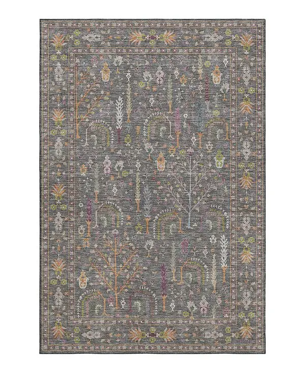 DALYN RUG COMPANY Dalyn Luxury Washable Hatay Hy5 Area Rug, 2'6 X 3'10 - Gray
