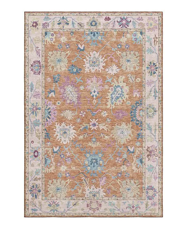 DALYN RUG COMPANY Dalyn Luxury Washable Hatay Hy7 Area Rug, 5' X 7'6 - Orange