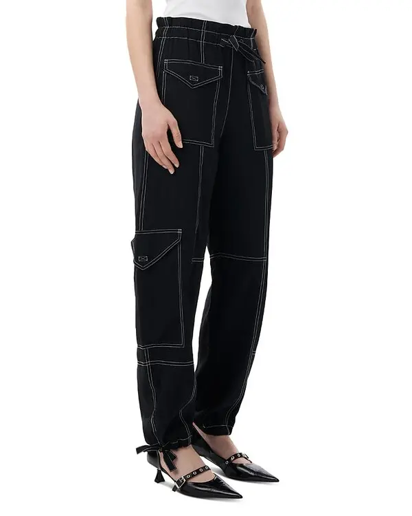 GANNI Drawstring Cargo Pants