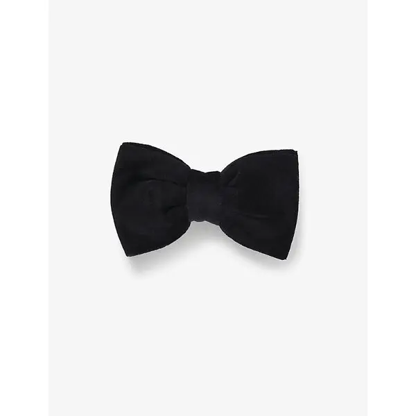 Hugo Boss Pre-tied Cotton-velvet Bow Tie