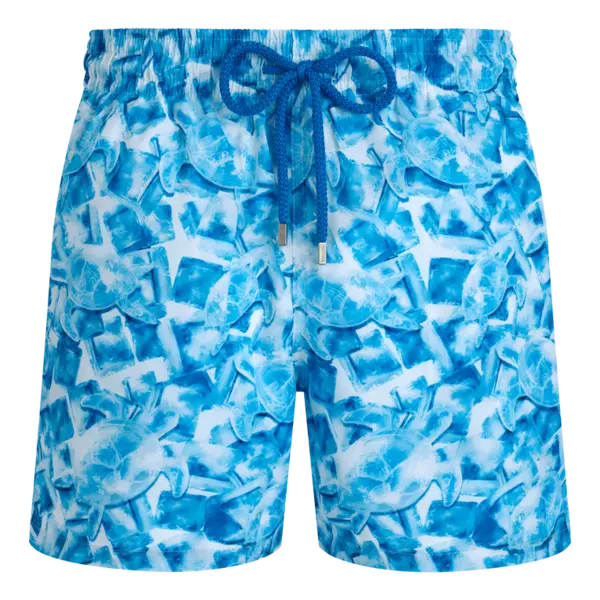 Vilebrequin Ultralight And Packable Swim Trunks Iced Turtles Swimsuit Mahina