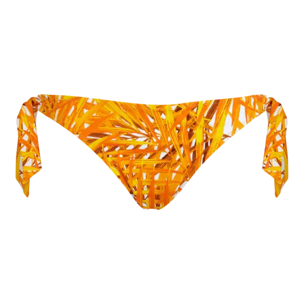 Vilebrequin Side Tie Palm Leaves Bikini Bottom