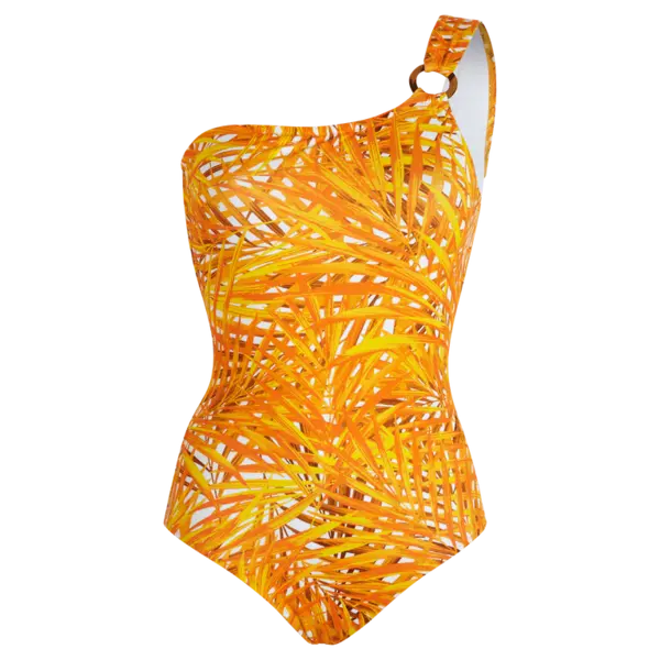 Vilebrequin Palm Leaves Frida One-piece Swimsuit - Orange