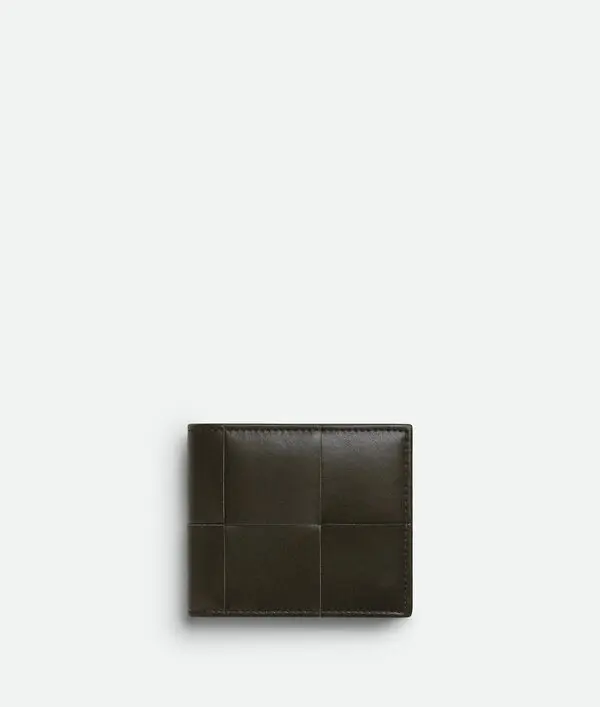 Bottega Veneta Cassette Bi-fold Wallet - Kaki/light Butterscotch