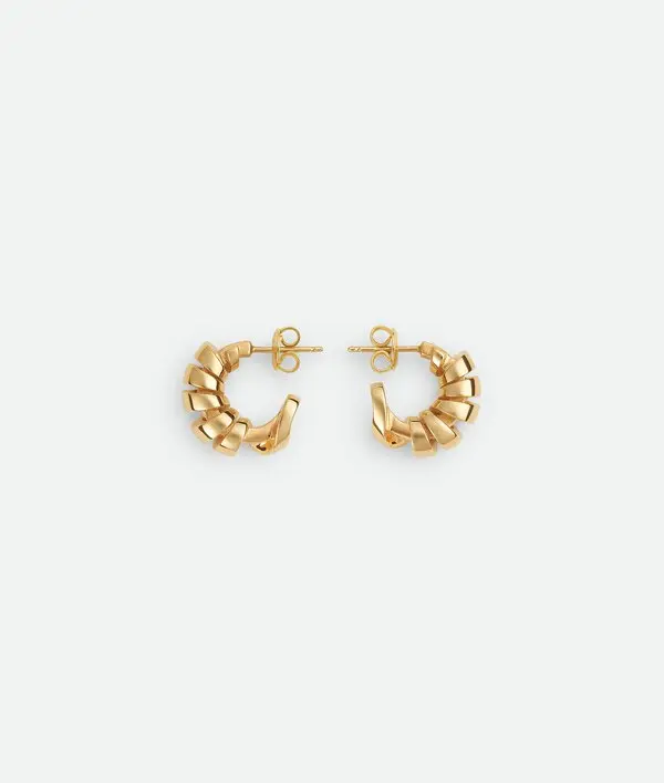 Bottega Veneta Twist Hoop Earrings