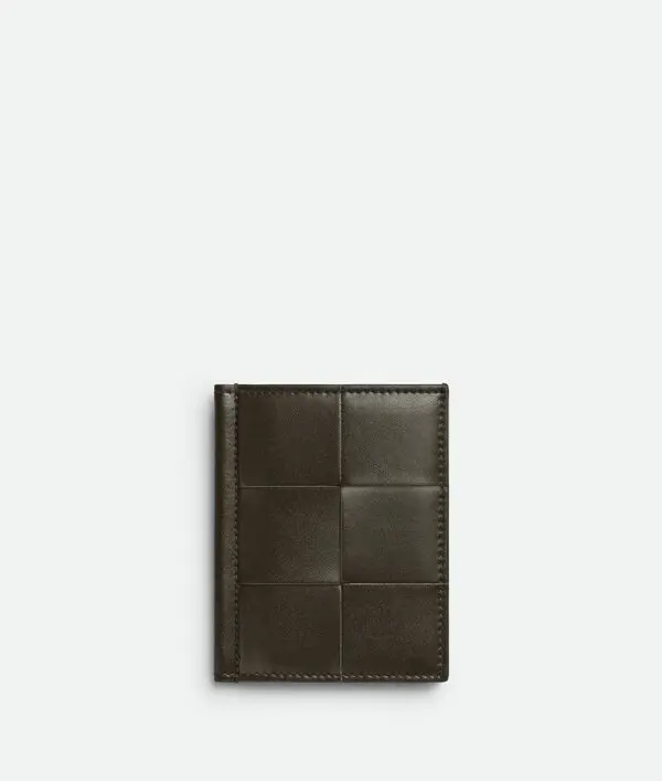 Bottega Veneta Cassette Flap Card Case - Kaki/light Butterscotch