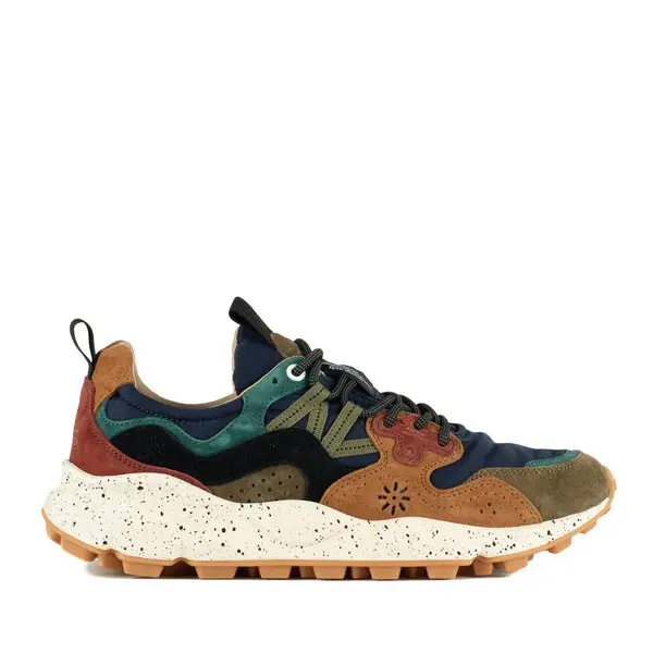 FLOWER MOUNTAIN Yamano 3 Uni Sneakers - Blue, Bordeaux, Brown, Green