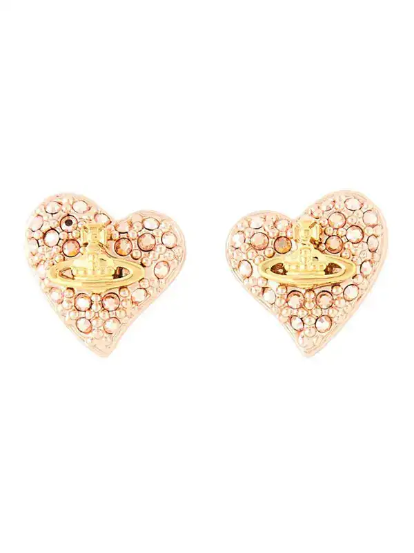 Ear Studs Vivienne Westwood Pink Heart Earrings Vivienne Westwood