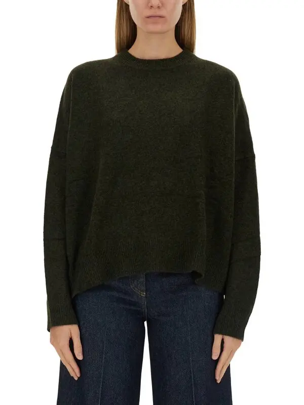 Aspesi Regular Fit Wool Jersey - Green