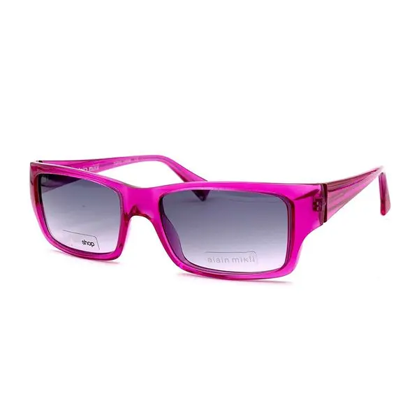 ALAIN MIKLI Rectangular Sunglasses - Purple