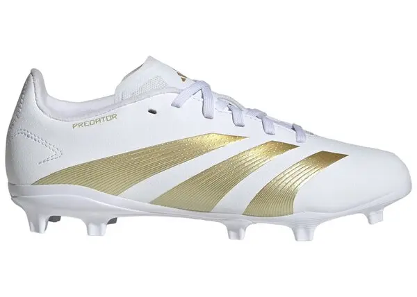 Adidas Predator League Fg - Cloud White/gold Metallic/sandy Beige Met