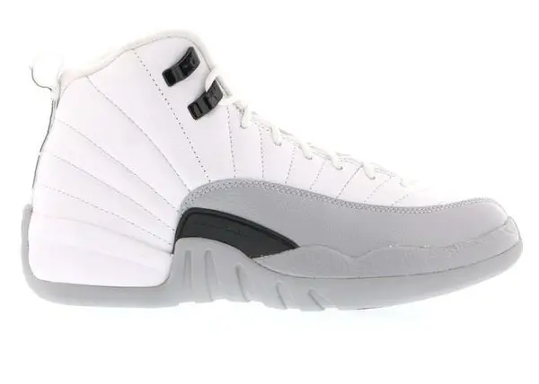 JORDAN 12 Retro Sneakers - White/black/wolf Grey