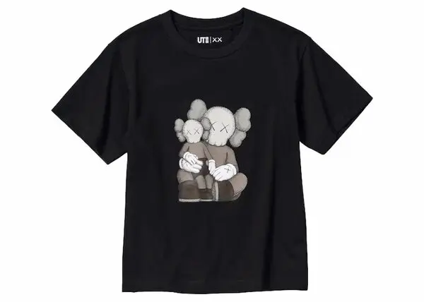 KAWS X Uniqlo Ut Youth Graphic T-shirt - Black