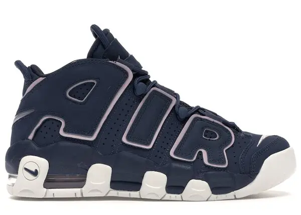 Nike Air More Uptempo Sneakers - Thunder Blue/summit White/particle Rose