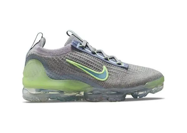 Nike Air Vapormax 2021 Sneakers - Particle Grey/light Armoury Blue/light Liquid Lime