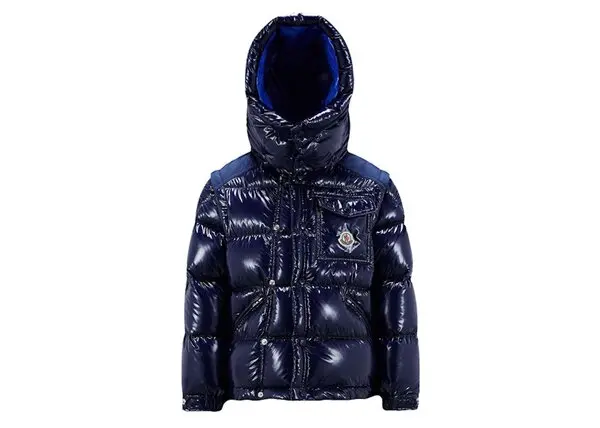 Moncler Child Short Down Jacket - Blue (i29541a00113596077a9)