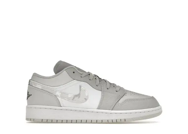 JORDAN 1 Low Sneakers - White/photon Dust/grey Fog