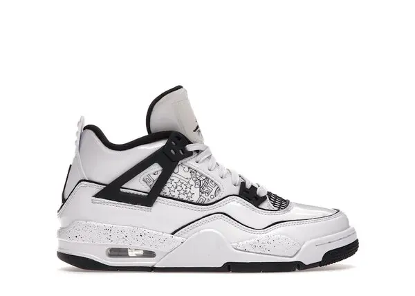 JORDAN 4 Retro Se Diy - White/black/volt