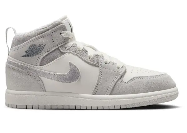 JORDAN 1 Mid Se Sneakers - Neutral Grey/sail/smoke Grey