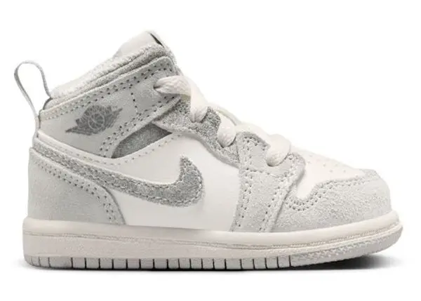 JORDAN 1 Mid Se Sneakers - Neutral Grey/sail/smoke Grey