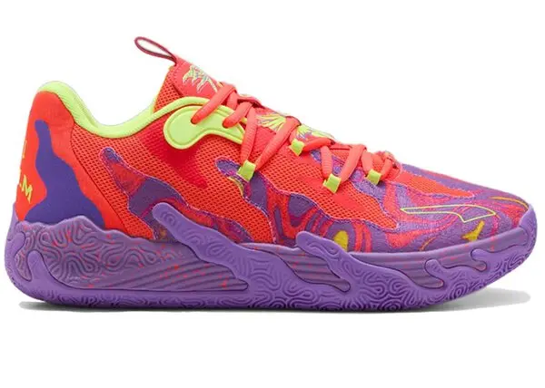 PUMA Lamelo Ball Mb.03 Lo Lavain Sneakers - Purple Glimmer/red Blast