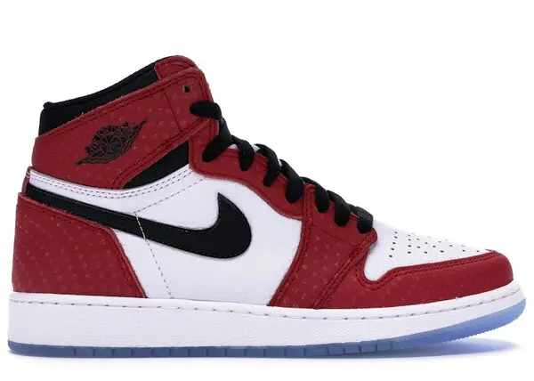 JORDAN 1 Retro High Origin Story Gs - Gym Red/black/white