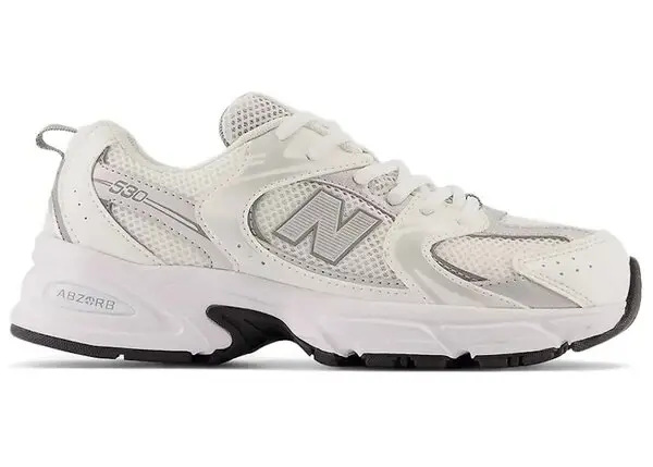 NEW BALANCE 530 Sneakers - White/silver Metallic